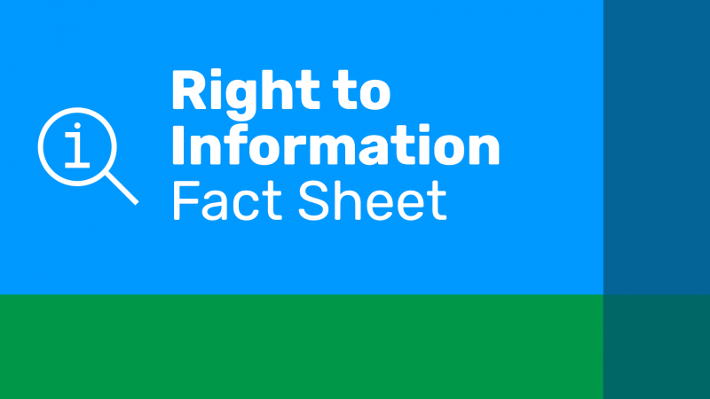 Right to Information | Open Government Partnership