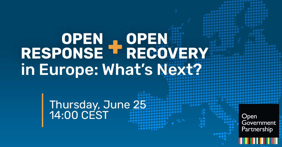 Open Response + Open Recovery in Europe: What’s Next?