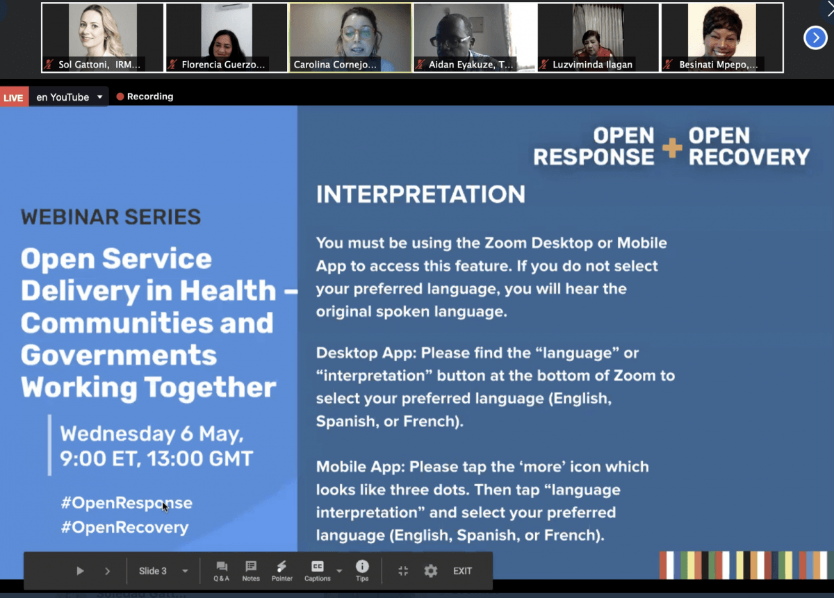 Ready to Act: Open Gov, Service Delivery & COVID-19