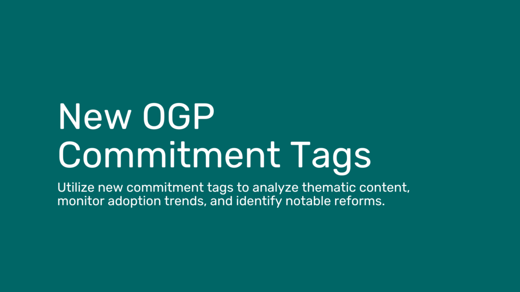 Aligning OGP Commitment Analysis with the Open Gov Challenge